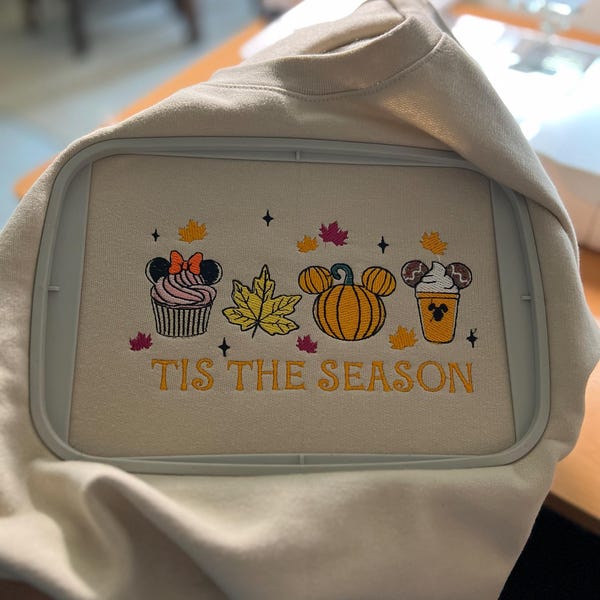 Funny Fall Animal Embroidery Design, Cute but Feral Fall Embroidery ...