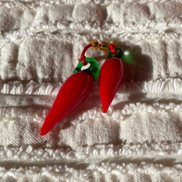 Hand-blown Glass Chilis - Etsy
