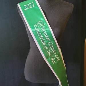 CUSTOM EMBROIDERED SASHES Pageant/homecoming - Etsy
