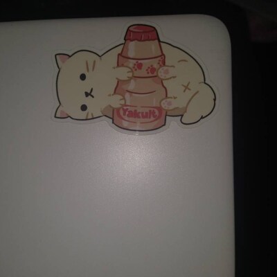 Cat With Asian Drinks Stickers/bubble Tea/ Soju/yakult/ramune/boba/yogurt/kawaii/cute - Etsy