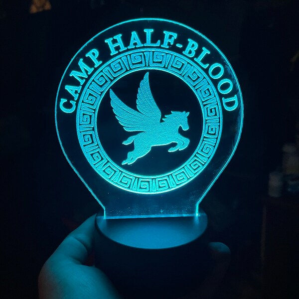 Percy Jackson - Camp Half Blood Night Light - Etsy
