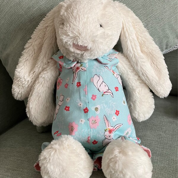 Medium Jellycat Bunny Dress and Cardigan Pattern PDF Download - Etsy