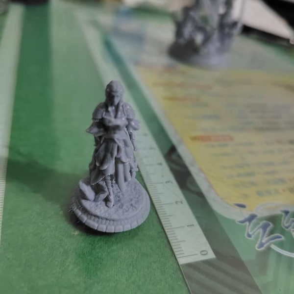 Faun With Standard Miniature | Reindeer Riding Satyr Figure | for D&D ...