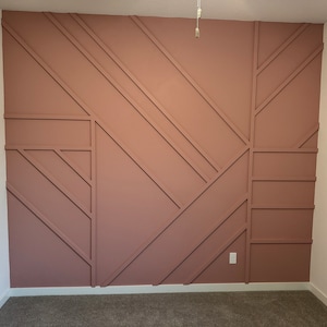 Customized Accent Wall Plans, Amazing Wall Design, Trim Wall Design ...