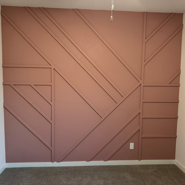 Customized Accent Wall Plans, Amazing Wall Design, Trim Wall Design ...