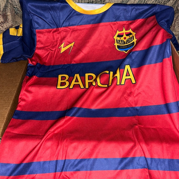 Blue Lock Fc Barcha Football Jersey, Meguru Bachira Cosplay Shirt, Blue ...