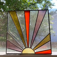 PATTERN Sunburst Panel Stained Glass Pattern (Instant Download) - Etsy UK