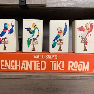 Tiki Room 5 Piece Wood Stacking Block Set Tiki Room Decor - Etsy