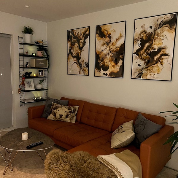 Set of 3 Matisse Prints Pink & Orange, Colorful Wall Art, Funky Preppy ...