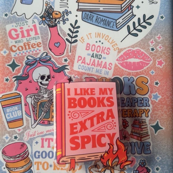 Reversible Kindle Case Insert, Pastel Ghost and Skeleton Bookish ...