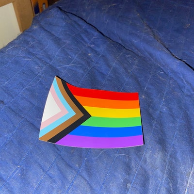 Demiflux Demifluid Pride Flag Heart Sticker Die Cut Vinyl - Etsy