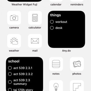 Minimalist Light Grey iPhone Ios 14 Ios 15 App Icons Pack Grey ...