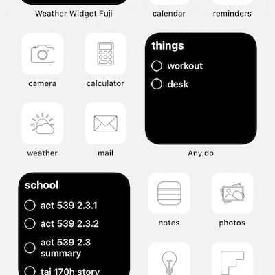 Minimalist Light Grey iPhone Ios 14 Ios 15 App Icons Pack Grey ...