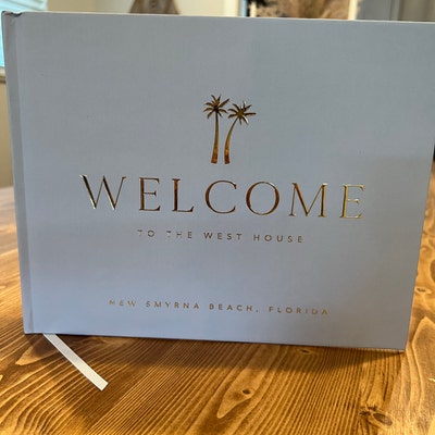 Airbnb Guest Book. Rental House Guest Book. Welcome Book. Beach House ...