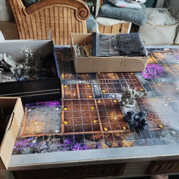 Heroquest Mat - Playmat Custom, Dnd Battle Map for Tabletop Gaming ...