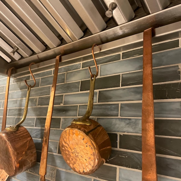 Copper Pot Rail, Copper Pot Rack - Etsy