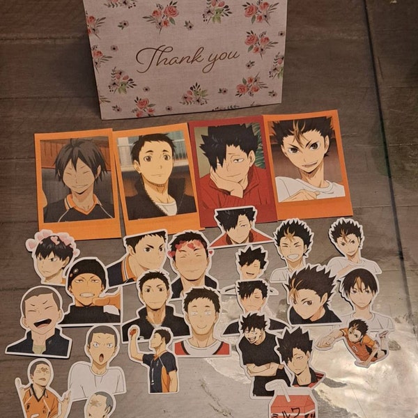 Haikyuu Tanaka/nishinoya Stickers - Etsy