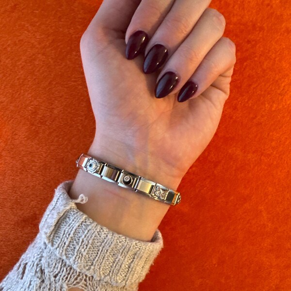 Gold Italian Bracelets, Custom Vintage Italian Bracelets, Personalized ...