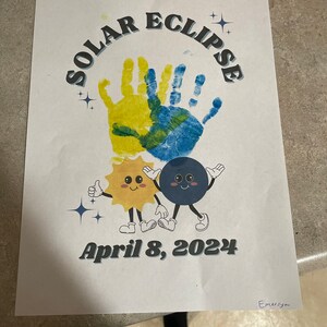 PRINTABLE Earth Day Handprint Art Craft Gift God's Creation Childs ...