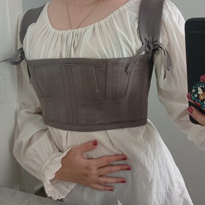 Short Regency Stay 1800-1820 Sewing Pattern Corset Sewing Pattern for ...