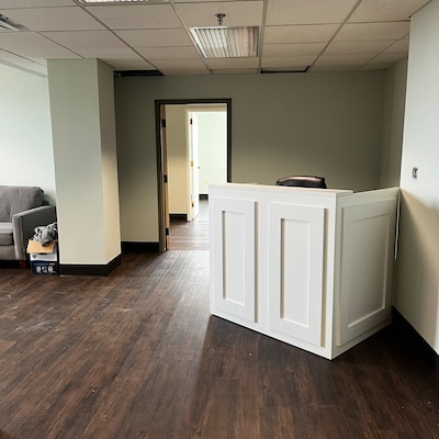 Standing Height Reception Desk bar Reception by DFS Designs - Etsy