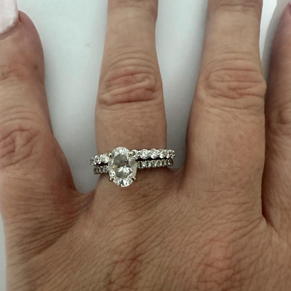 1 Ct Diamond Ring, 14K Gold 5 Stone Diamond Ring, Lab Grown Diamond ...