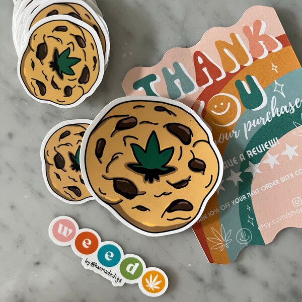 Cannabis Jar Labels Kiss Cut Sticker Sheet - Etsy