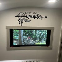 Funny Rv Decal, We Haven't Been Everywhere but It's on Our List! Adventure Awaits, Rv Decor, Rv ...