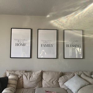 Bedroom Wall Decor Over the Bed Signs Couple Bedroom Prints Set of 2 ...