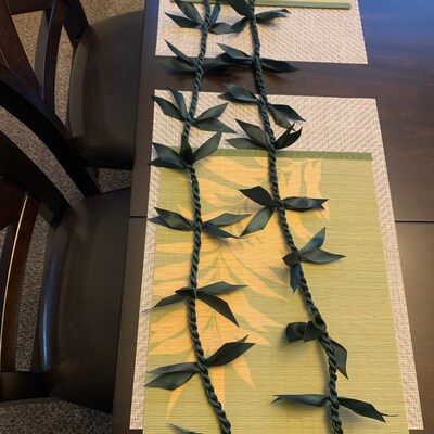 Ti Leaf Ribbon Lei - Etsy