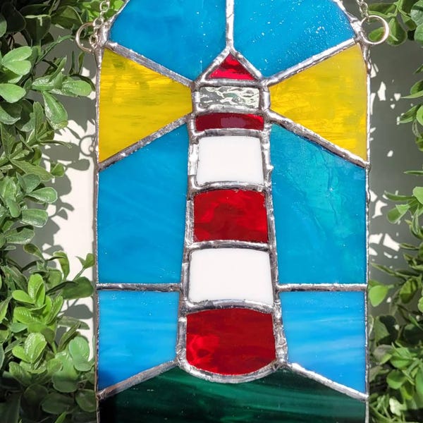 Lighthouse Arch - Stained Glass Pattern - Digital Download - Etsy