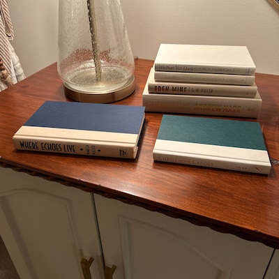 Neutral Books, Beige, Cream, Ivory, Tan Decorative Books, Decorative ...