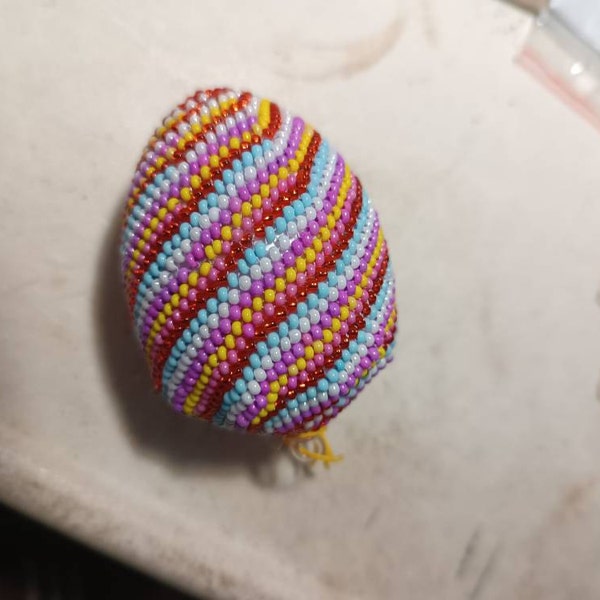 Beaded Crochet Ball Pattern PDF – 6cm Christmas Ornament Scheme – Bead ...