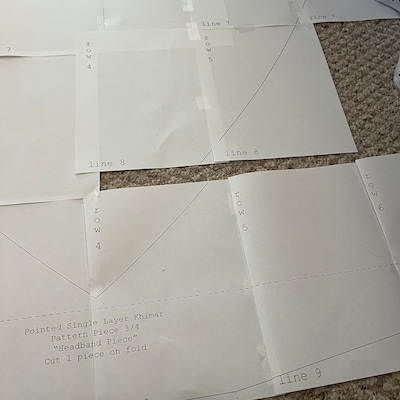 Short Face Veil /niqab/ Sewing Pattern .pdf - Etsy