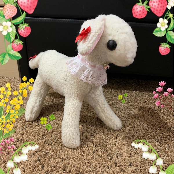 RARE Precious Standing Lamb Stuffed Toy Pattern - Etsy
