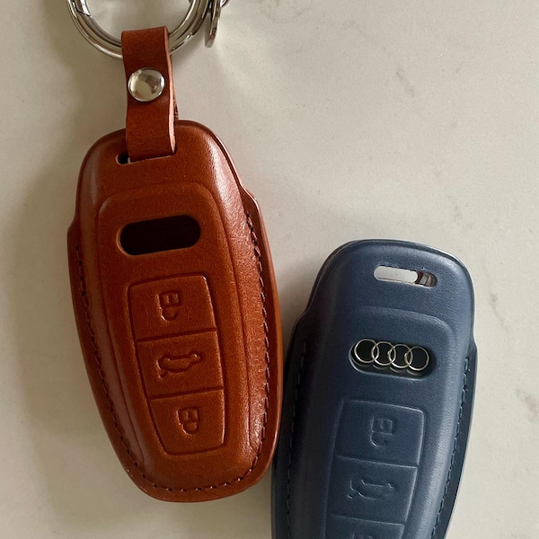 Skoda Covered Leather Key Fob Case Skoda Superb Enyaq Fabia Kodiaq ...