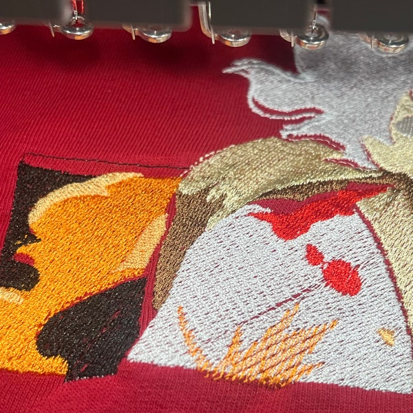 Premium Anime Embroidery Design, Anime Inspired Machine Embroidery ...