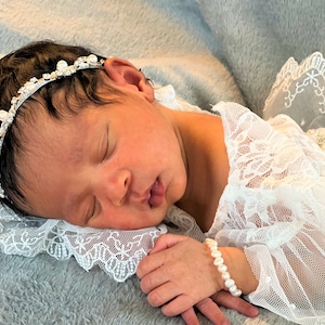 Pearl Baby Bracelet-freshwater Pearls-gold Filled-sterling Silver ...