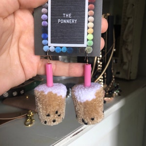 Sprinkle Mochi Donut Pom Pom Christmas Ornament | Etsy