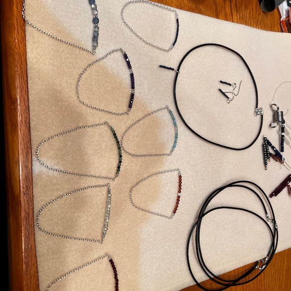 3 Large Bead Mats - Velvet Like Work Surface 12x9 Inches - Colors Vary ...