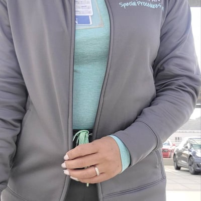 Occupational Therapy Caduceus Stethoscope Stretch Sportwick Jacket With ...