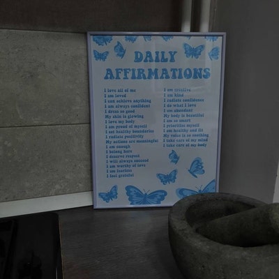 Pastel Pink Aura Poster Set of 3 Prints Positive Affirmation Printable ...