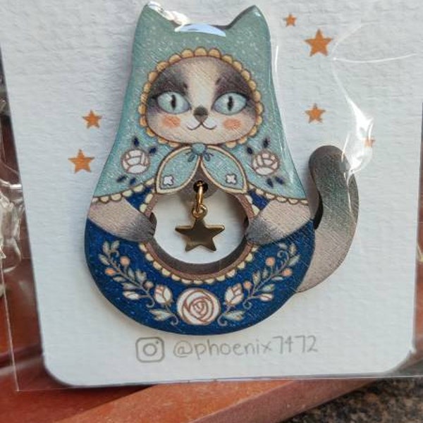 The Snow Queen Cat Illustration Postcard - Etsy