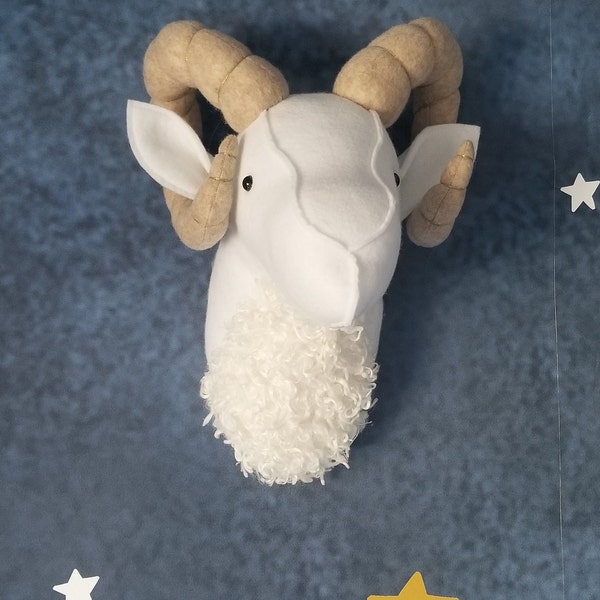 Ram Head Mount, Ram Animal Head, Big Horn Sheep Decor, Ram Taxidermy ...