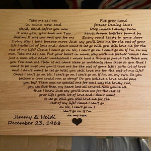 Engraved Handwritten Note, Personalized Note in Wood, Handwritten ...