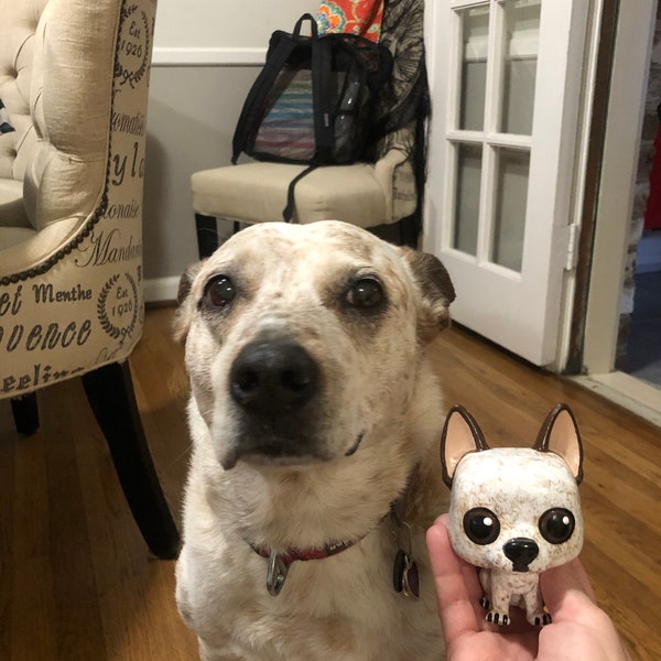 Custom Australian Cattle Dog Figurine, Heeler Art, Queensland Heeler ...