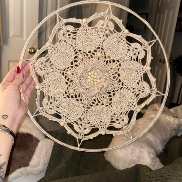 Mandala Crochet Pattern AMALA 35 Cm/13 Inch Crochet Doily Pattern | PDF ...