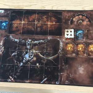 Etherfields Playmat 840x560mm Horizontal Board, NEW, THICKER Playmat, Premium Stitched Edges ...