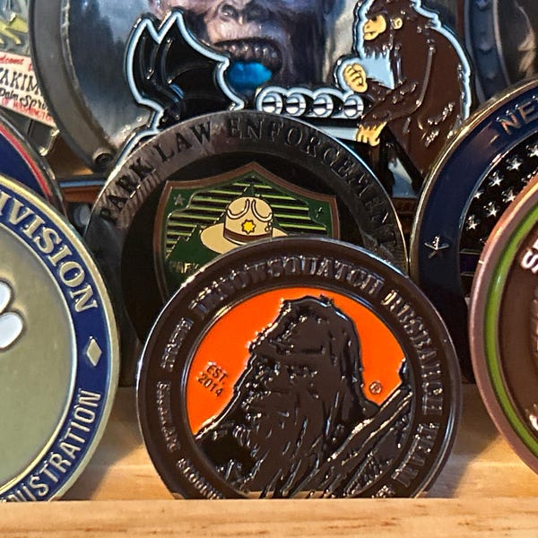 Bigfoot Sasquatch Squatch Challenge Coin Iknowsquatch Coin - Etsy