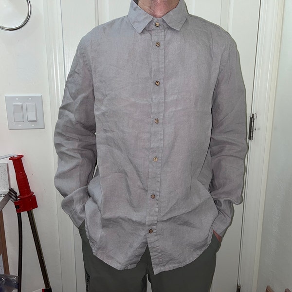 Warm Linen Vest for Men Aiden, Casual and Modest Wedding Waistcoat ...